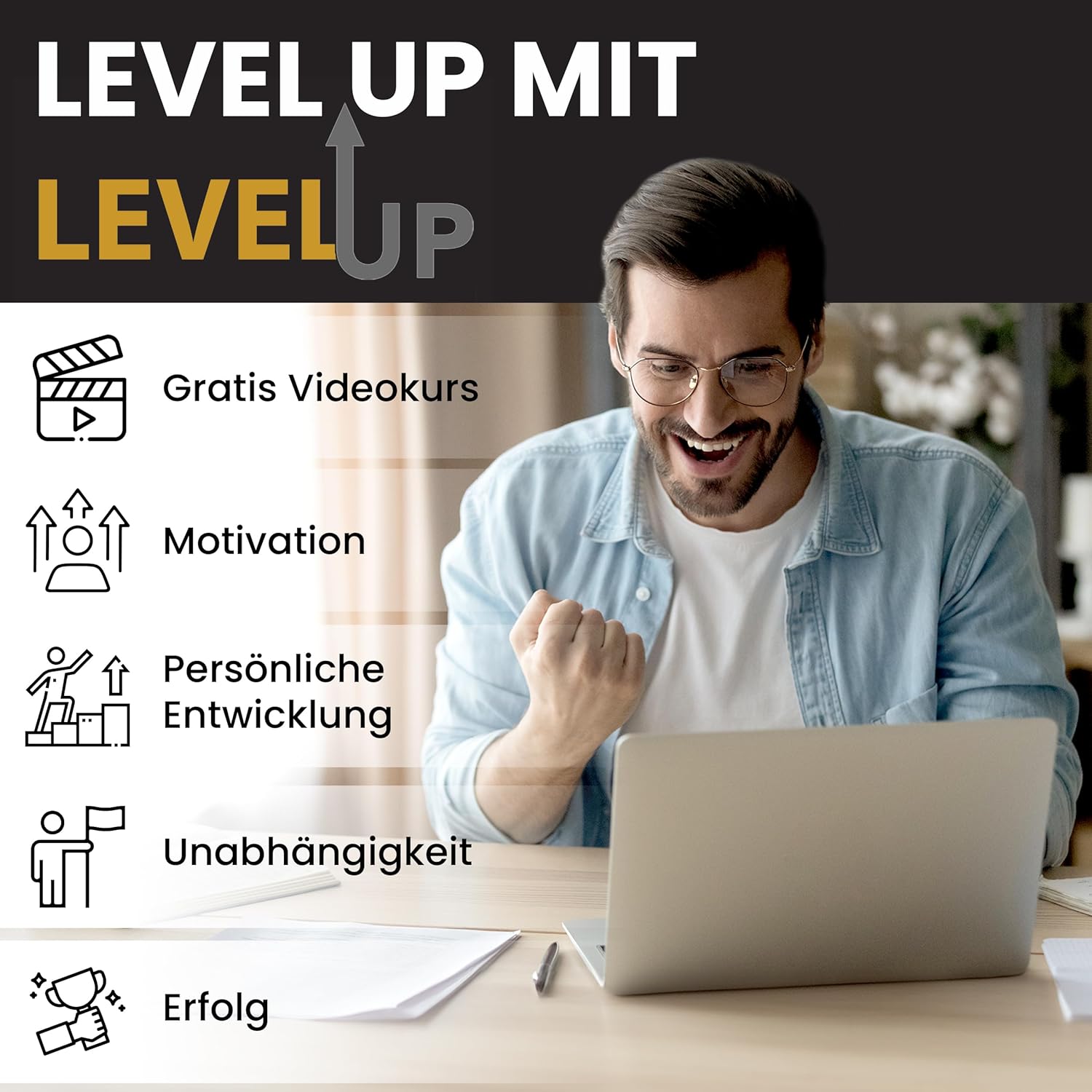 Das LevelUp-Erfolgsjournal für ein selbstbestimmtes Leben!